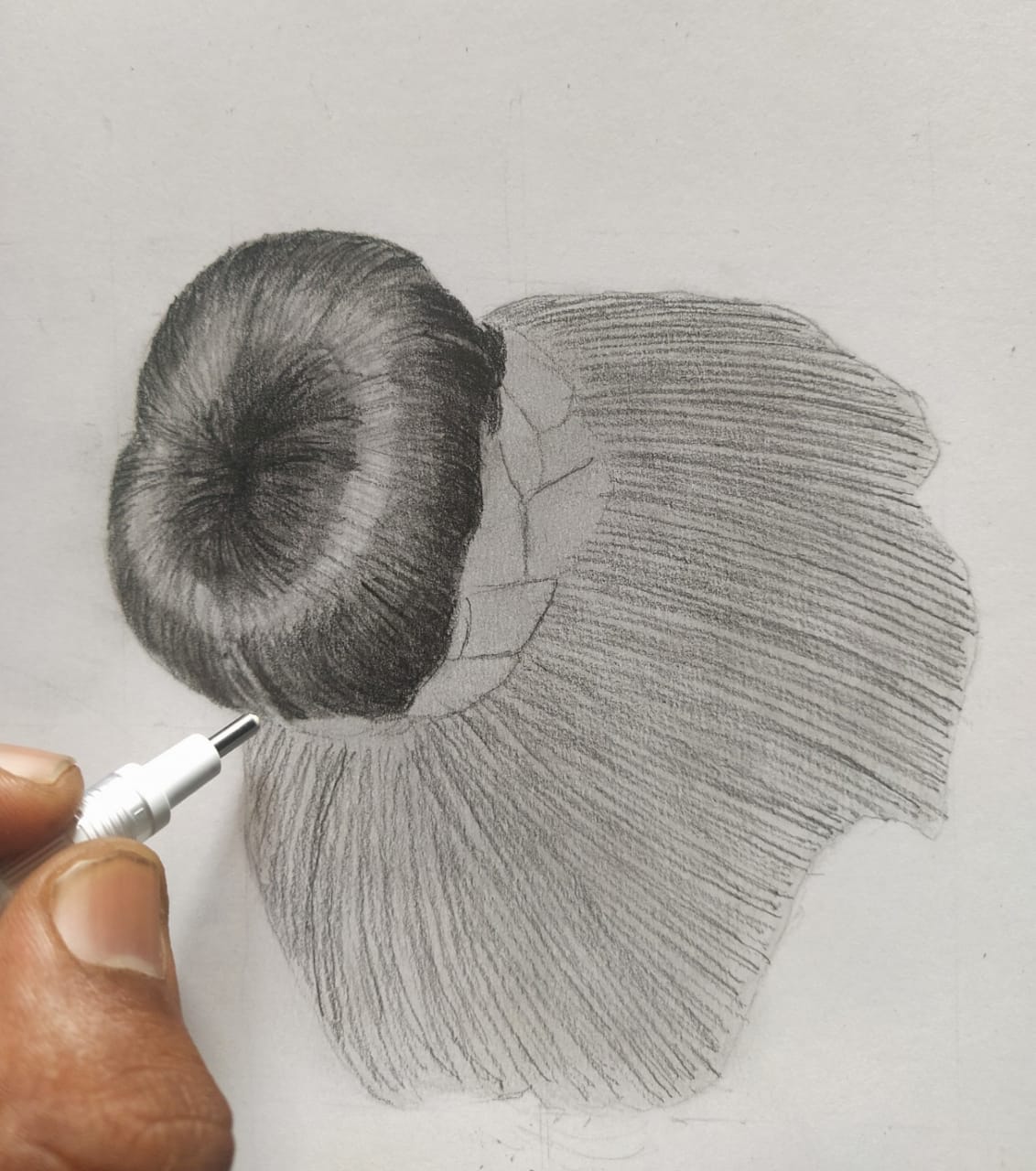 How To Draw Hair Step By Step : 8 Steps | The Ravi arts
