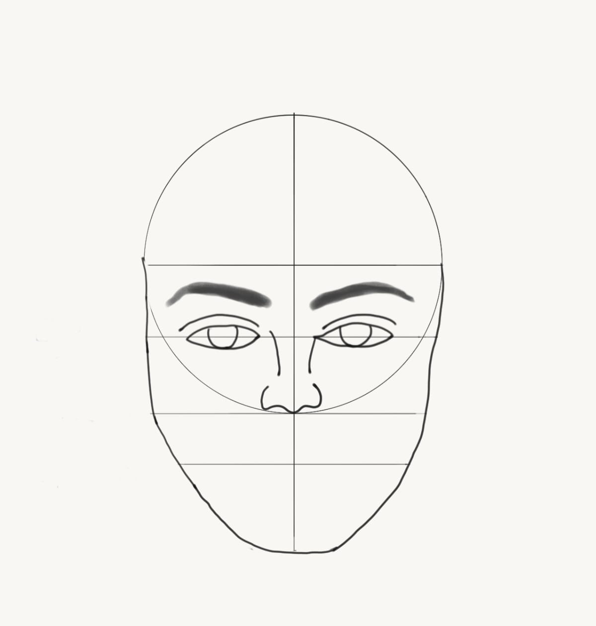 How To Draw A male Face » Human Body Drawing Tutorials